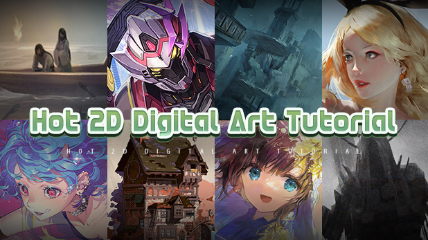【Hot 2D Digital Art Tutorial 】Level Up Your Digital Painting Skills ...