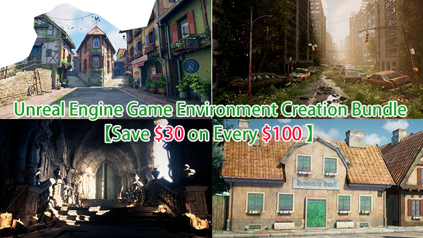 Unreal Engine Game Environment Creation Bundle course online|wingfox