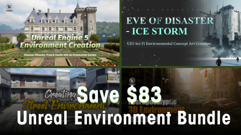 Unreal Environment Bundle,Build top game worlds and save $83! course ...
