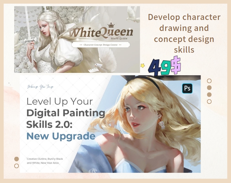 Learn Together This Valentine's Week,for just $49 for two portrait skills enhancement courses ...