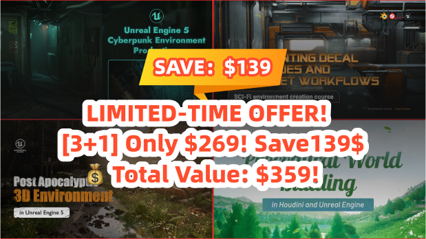 Unreal Cyberpunk Environment Master Suite course online|wingfox