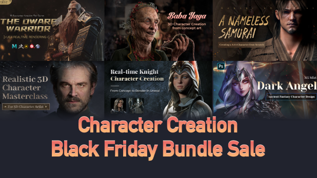 Character Creation Black Friday Bundle Sale course online|wingfox